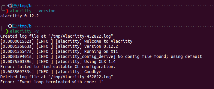 Cannot start alacritty - Error: failed to find suitable GL configuration · Issue #7084 ...