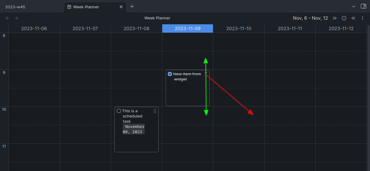[Feature request] Week Planner: Allow to drag tasks between days · Issue #315 · ivan-lednev ...