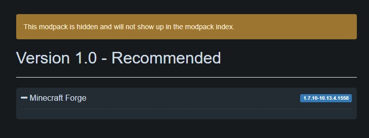 Mod Infos not showing on Technicpack · Issue #141 · TechnicPack/solder ...