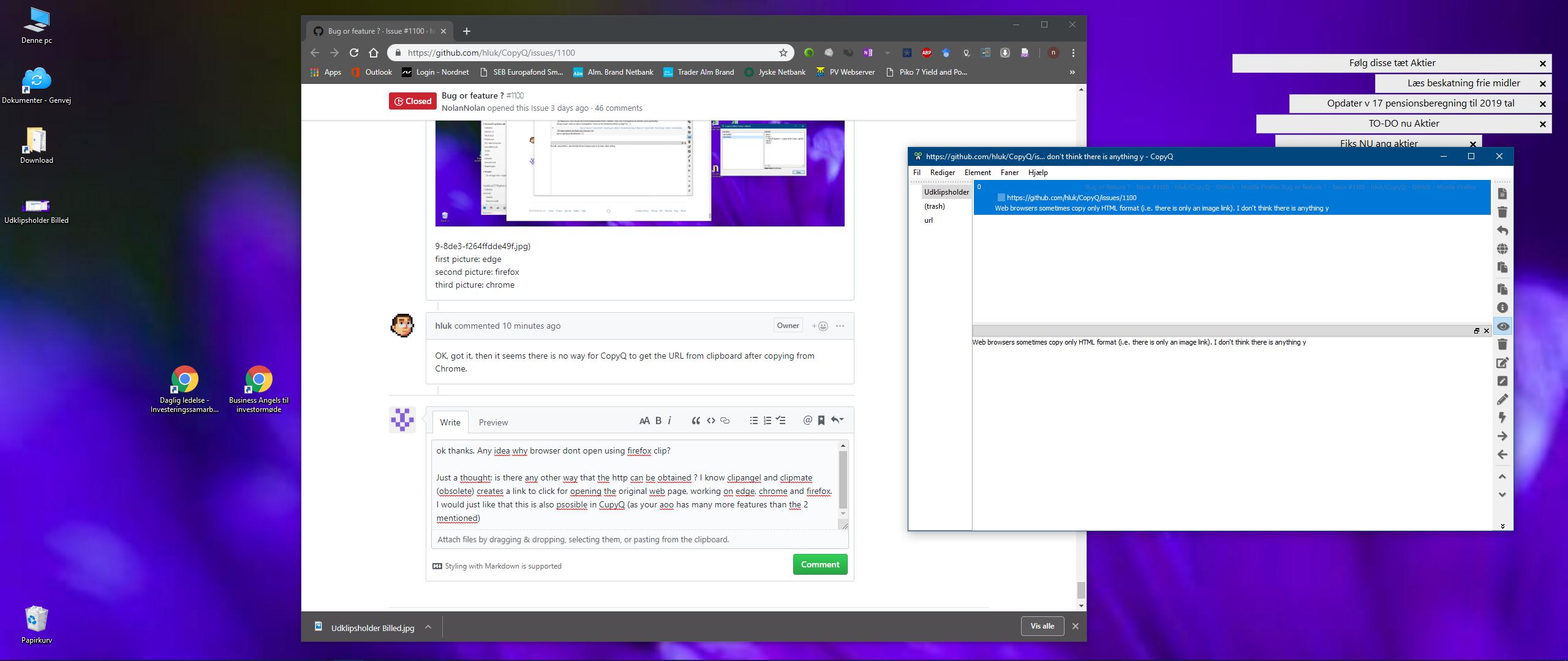 Bug or feature ? · Issue #1100 · hluk/CopyQ · GitHub
