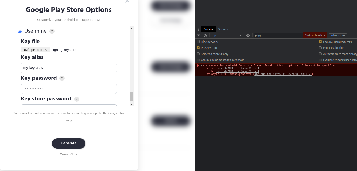 Build Google Play Store Options · Issue #1849 · pwa-builder/PWABuilder ...