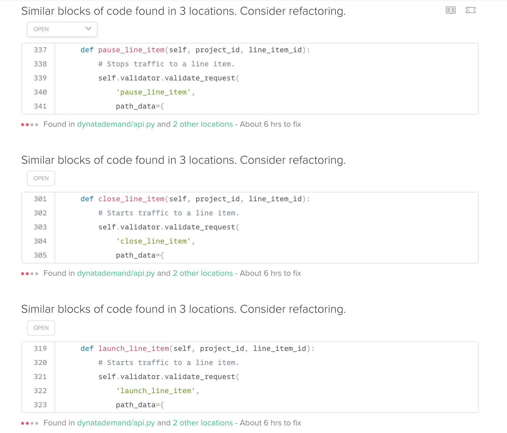 refactor pause/close/launch line items · Issue #41 · dynata/python ...
