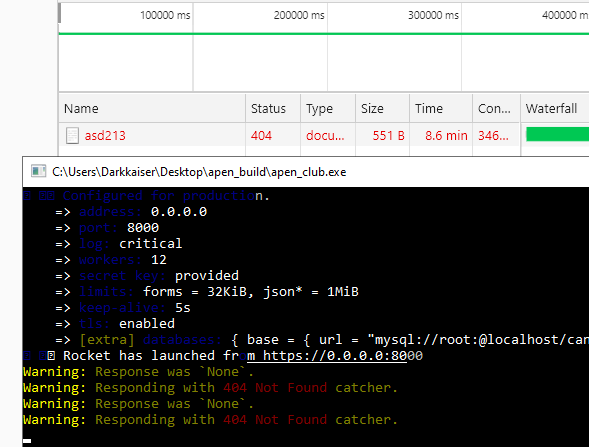 .register(catchers![404]) in production mode. · Issue #1354 · rwf2/Rocket · GitHub