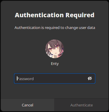 Settings: unaligned prompt for gnome-shell when requiring authentication · Issue #491 · nana-4 ...