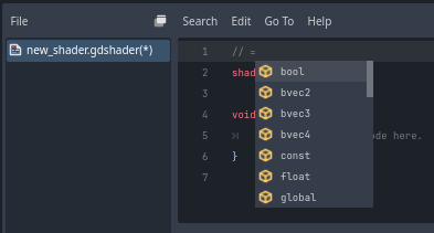 Autocomplete triggers inside shader comments · Issue #84941 · godotengine/godot · GitHub