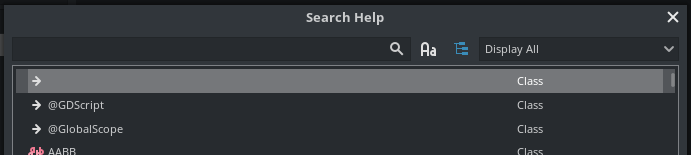 Empty item in "Search Help" dialog · Issue #34387 · godotengine/godot ...