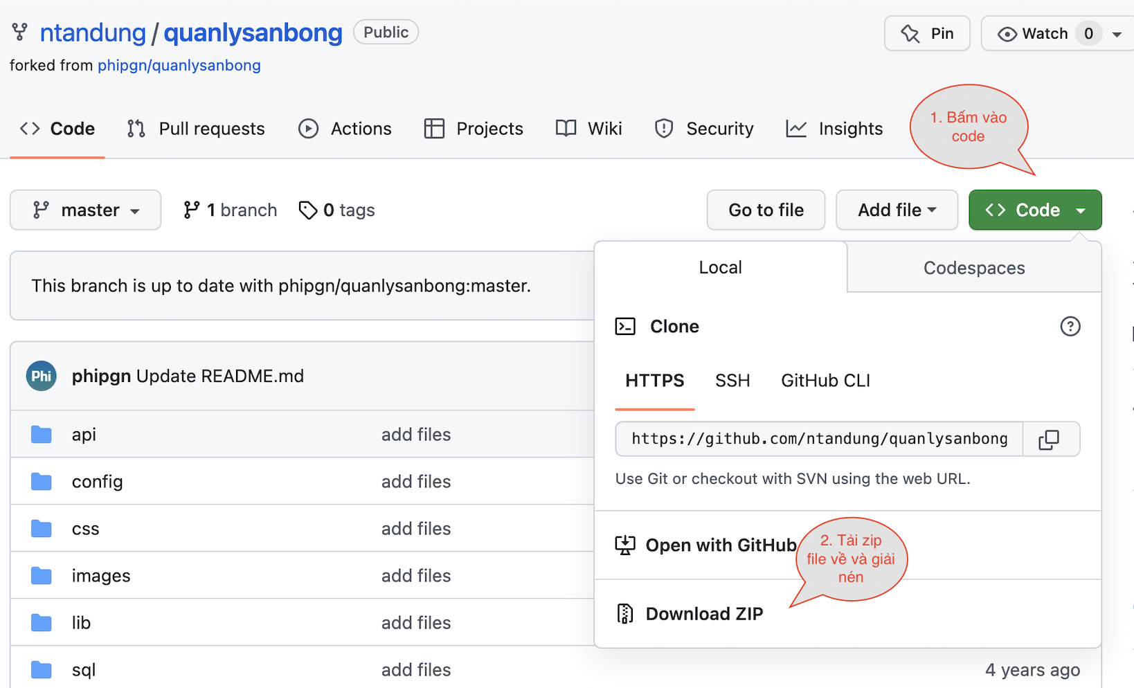 GitHub - ntandung/quanlysanbong: A PHP web application to manage football fields for lease.