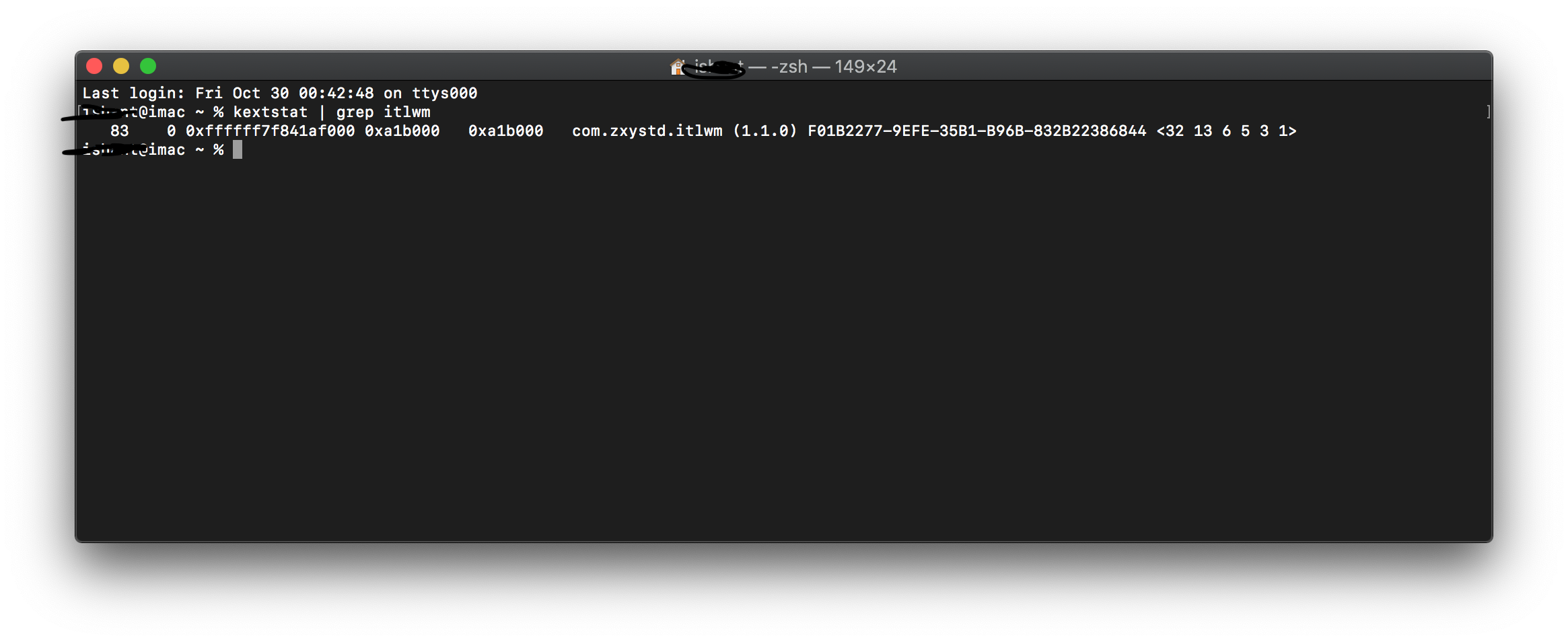 kextstat displays itlwm loaded but heliport confirms itlwm is not loaded · Issue #369 ...