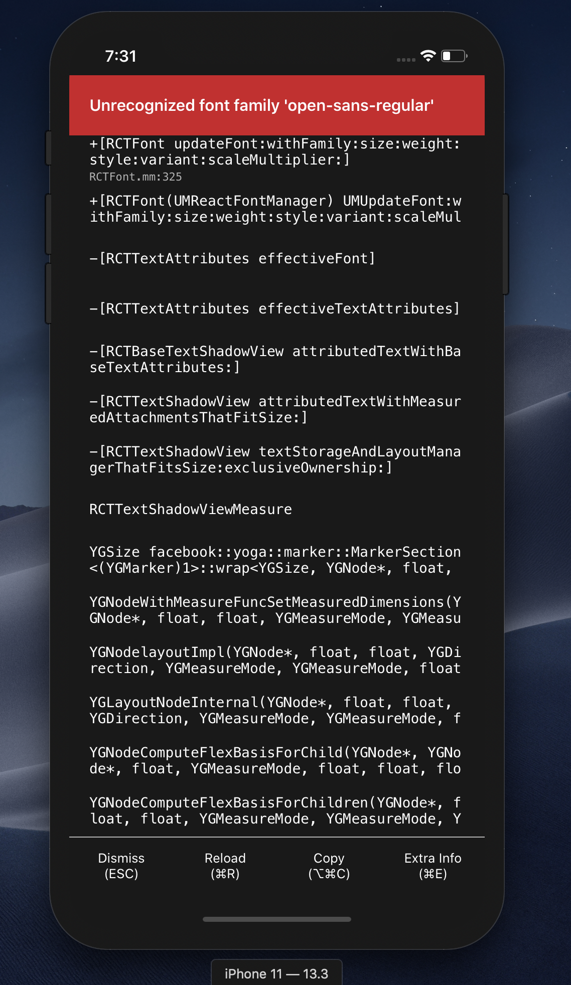 Font-issues after expo eject · Issue #3 · creativetimofficial/ct-argon ...