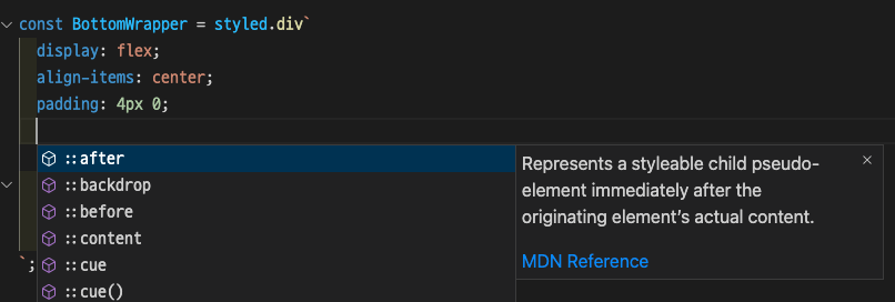 No intellisense after upgrading to v.1.7.8 · Issue #417 · styled-components/vscode-styled ...