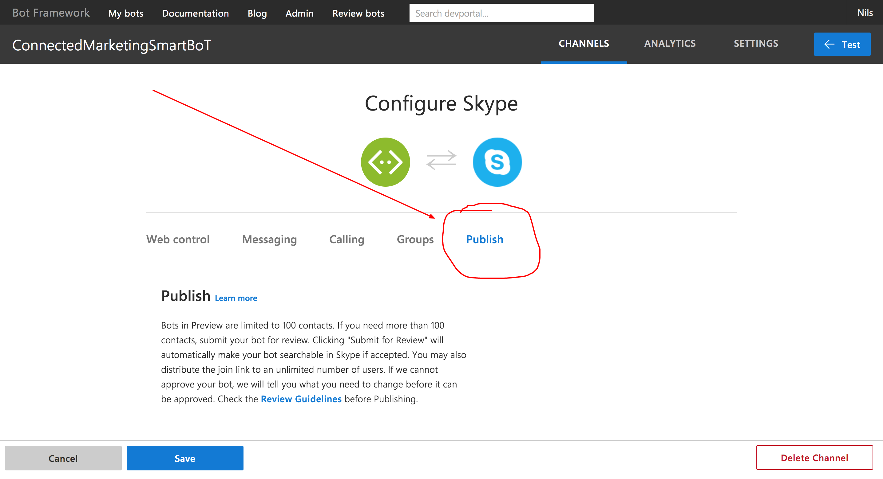 [Question] Bot stopped working on Skype only? All other channels work fine. · Issue #3684 ...