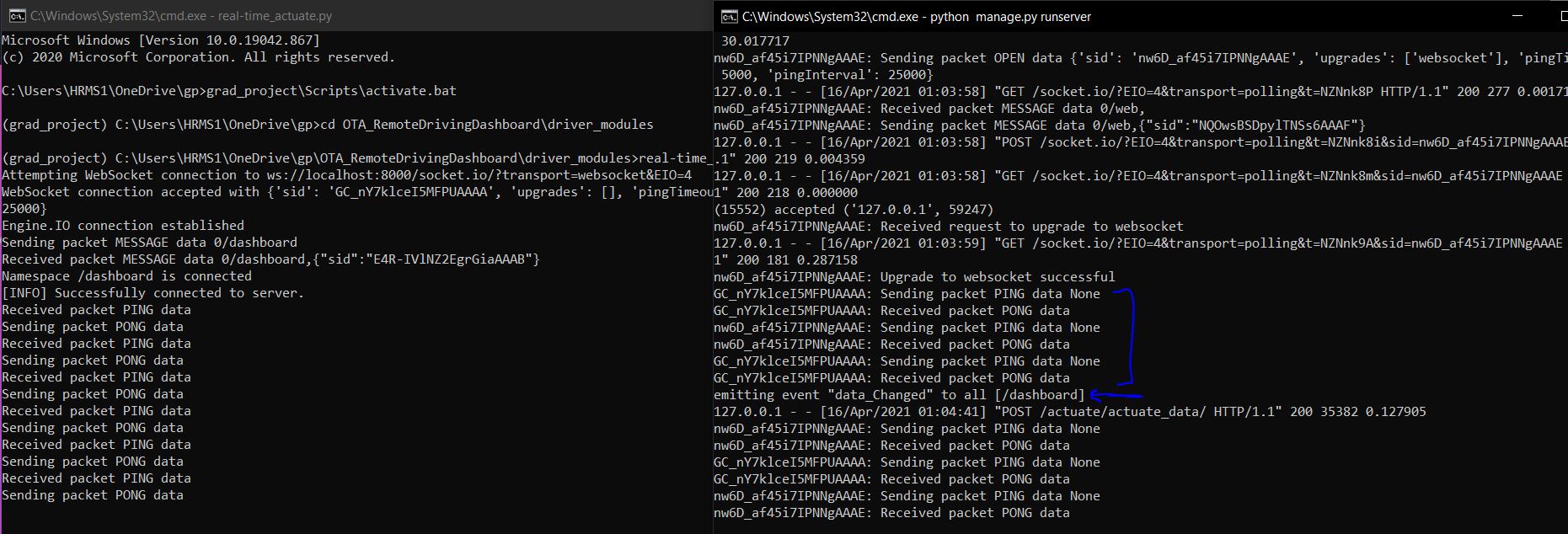 Client Cant Get The Event From The Django Server · Issue 673 · Miguelgrinbergpython Socketio 
