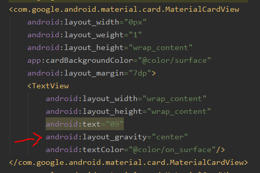 [MaterialTextView] Set layout_gravity programmatically · Issue #2183 · material-components ...