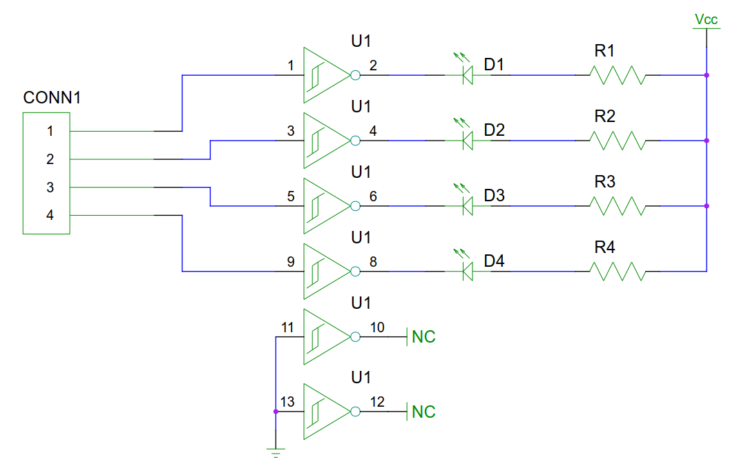 Single-Pin-Net in netlist for unconnected pins · Issue #172 · lepton ...