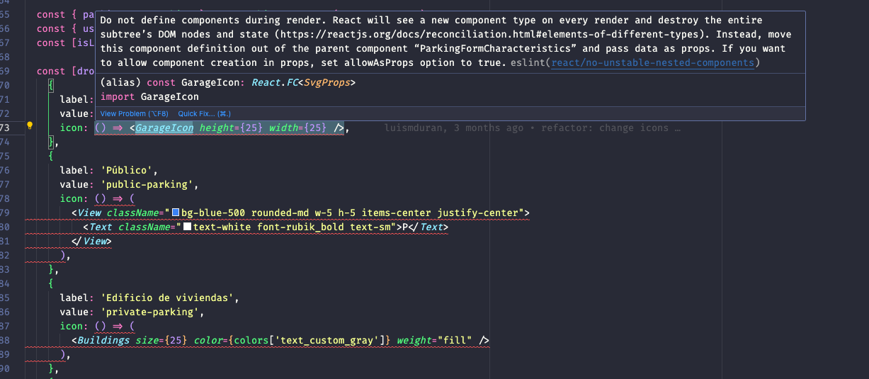 How to fix icon error eslint ? · Issue #703 · hossein-zare/react-native-dropdown-picker · GitHub