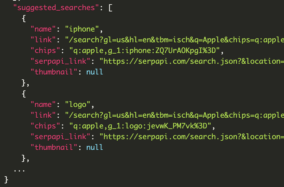 [Google Images Searches] Suggested searches are missing · Issue #151 · serpapi/public-roadmap ...