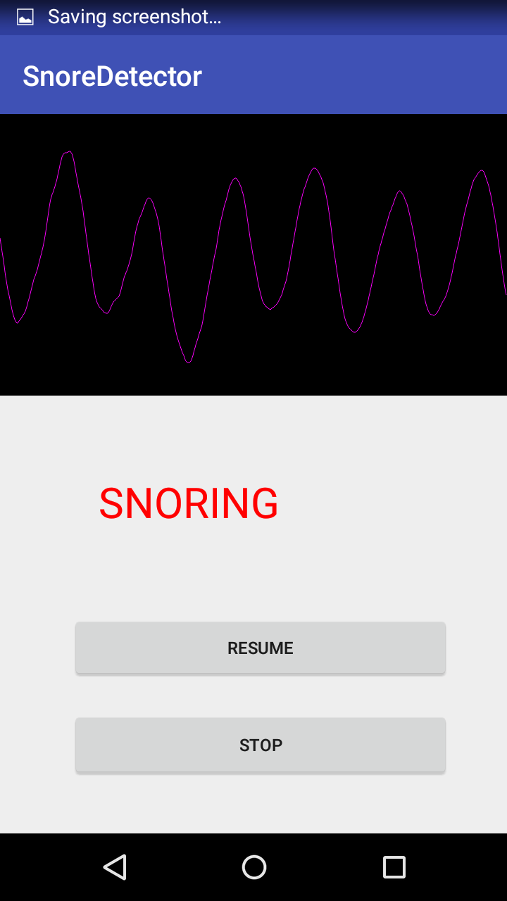 GitHub - britig/SnoreDetection: Android application to detect snoring