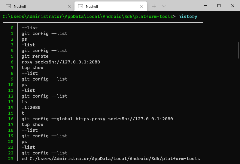history.txt file messed up · Issue #3910 · nushell/nushell · GitHub