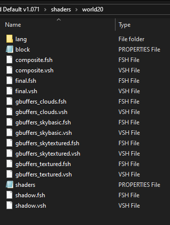 [1.12.2] Separate shader for each dimension · Issue #2488 · sp614x ...