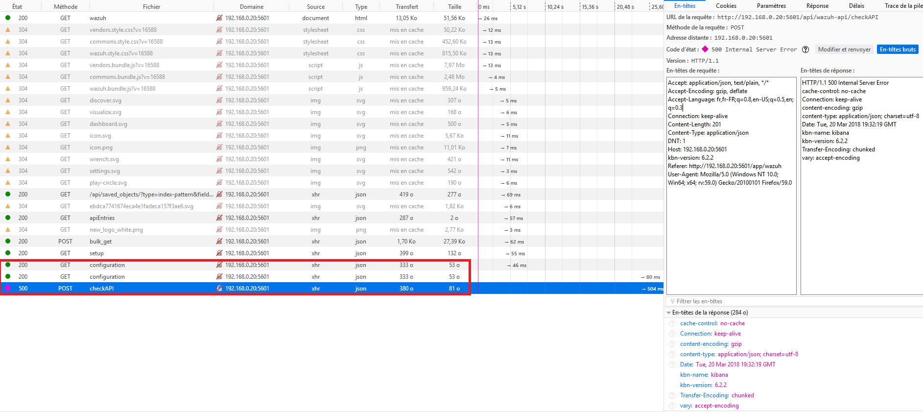 Cannot Connect Kibana To The Wazuh Api · Issue 458 · Wazuhwazuh · Github