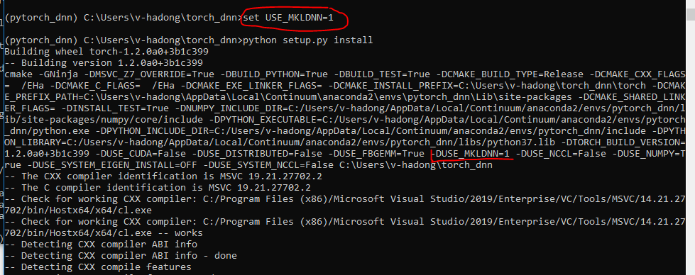 I can't set USE_MKLDNN=1 successfully on Windows. · Issue #22962 · pytorch/pytorch · GitHub