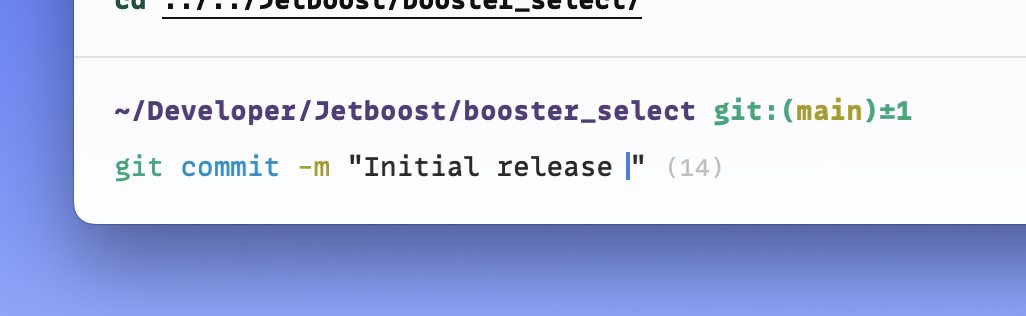Character counter for git commit syntax · Issue #2623 · warpdotdev/Warp · GitHub