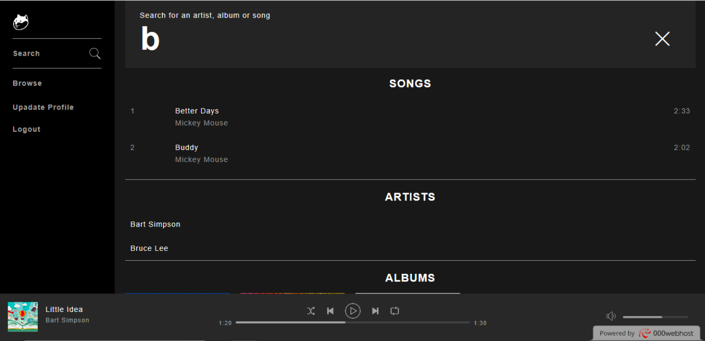 GitHub - ParanoidAndroid19/Music-Streaming: Interactive online music ...