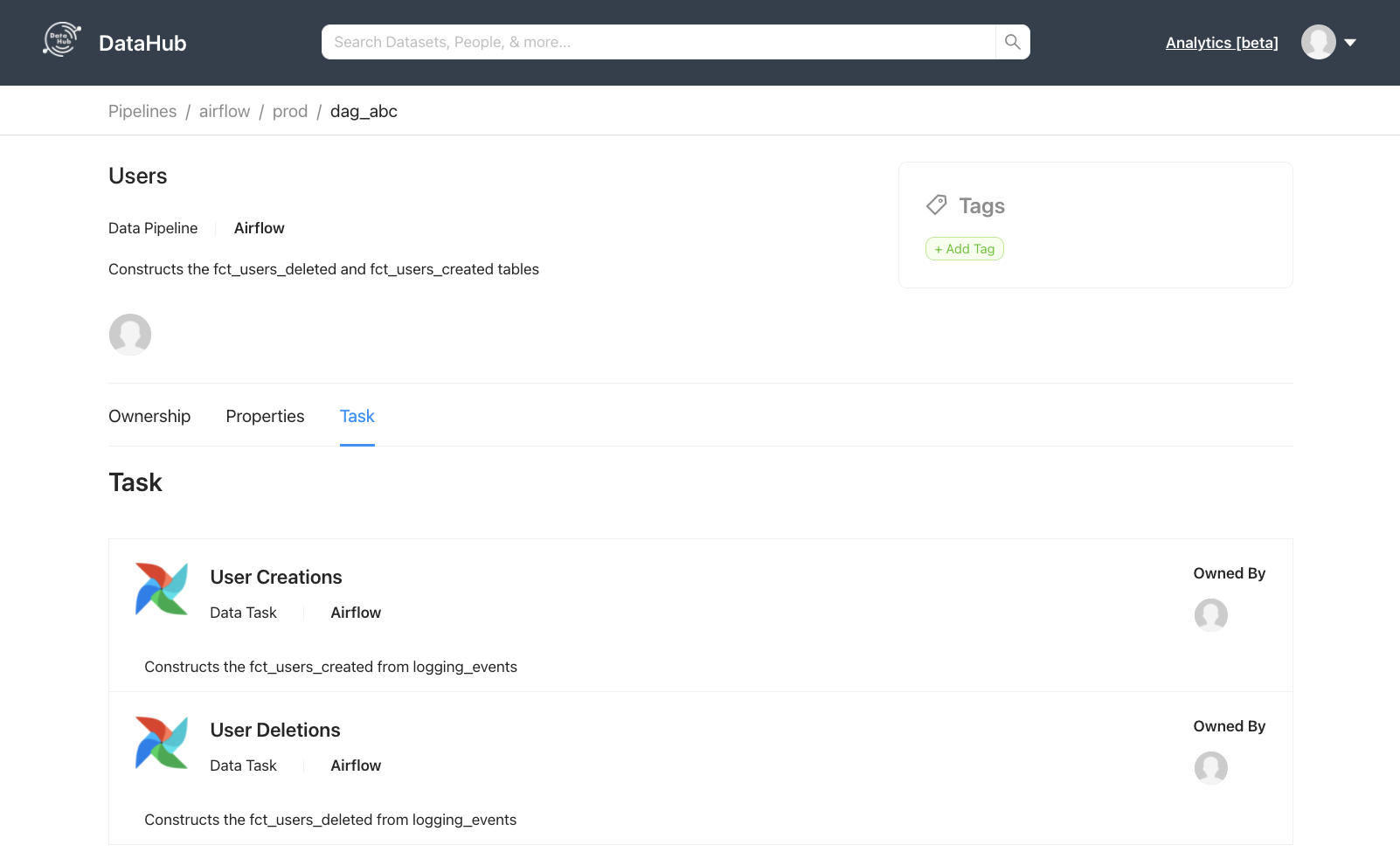 Missing task linkages in UI for DAGs imported using LineageBackend · Issue #2755 · datahub ...