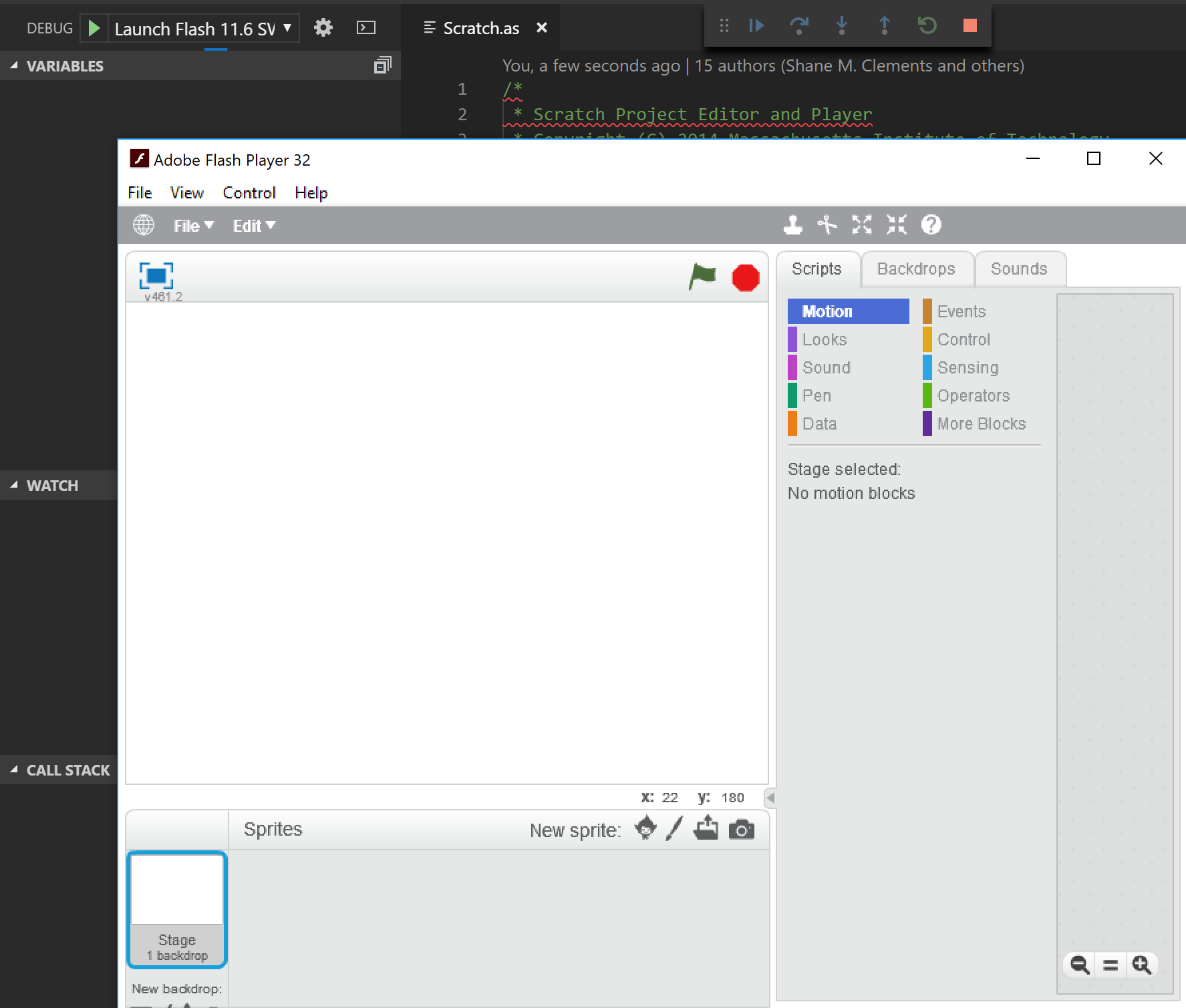 slight disaster (question) · Issue #1408 · scratchfoundation/scratch-flash · GitHub
