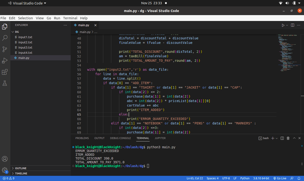 GitHub - Krishankb/OSlash-College-Stationery-Shop: This project takes input as text file and ...