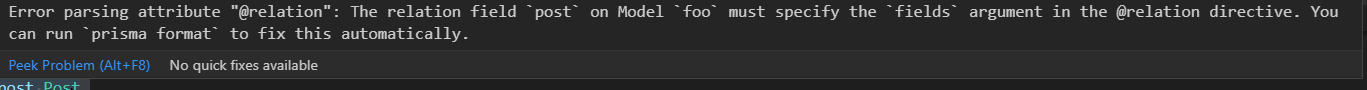 Formatting Does Not Add Missing Relation Automatically · Issue 345