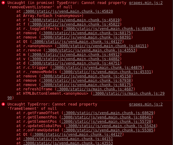 QUESTION: Adding inline scripts and updating old events · Issue #3413 · GrapesJS/grapesjs · GitHub