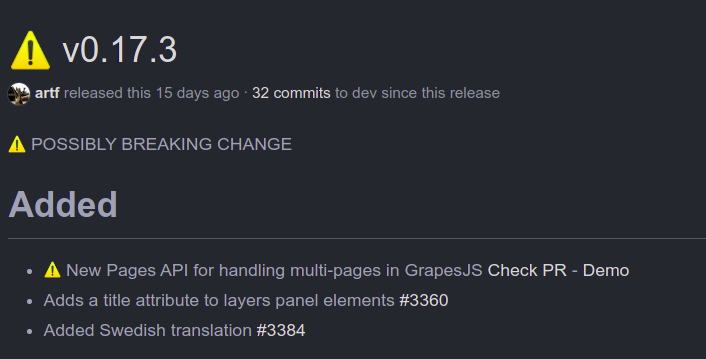 QUESTION: Adding inline scripts and updating old events · Issue #3413 · GrapesJS/grapesjs · GitHub