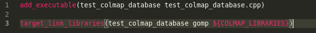 DSO Link Error when using colmap's database C++ API as a library · Issue #637 · colmap/colmap ...