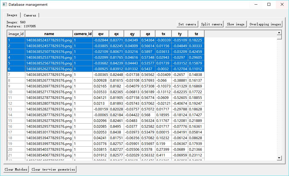 Questions about image order and prior_* columns in database · Issue #642 · colmap/colmap · GitHub