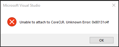 VS2019 Remote debugging: Attach fails on linux-arm with .NET 5.0.2 (Error 0x80131c4f) · Issue ...