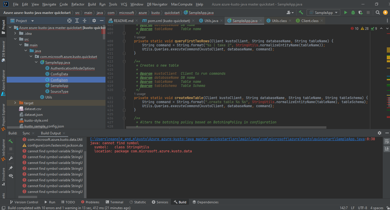 Imcompatible libraries · Issue #276 · Azure/azure-kusto-java · GitHub