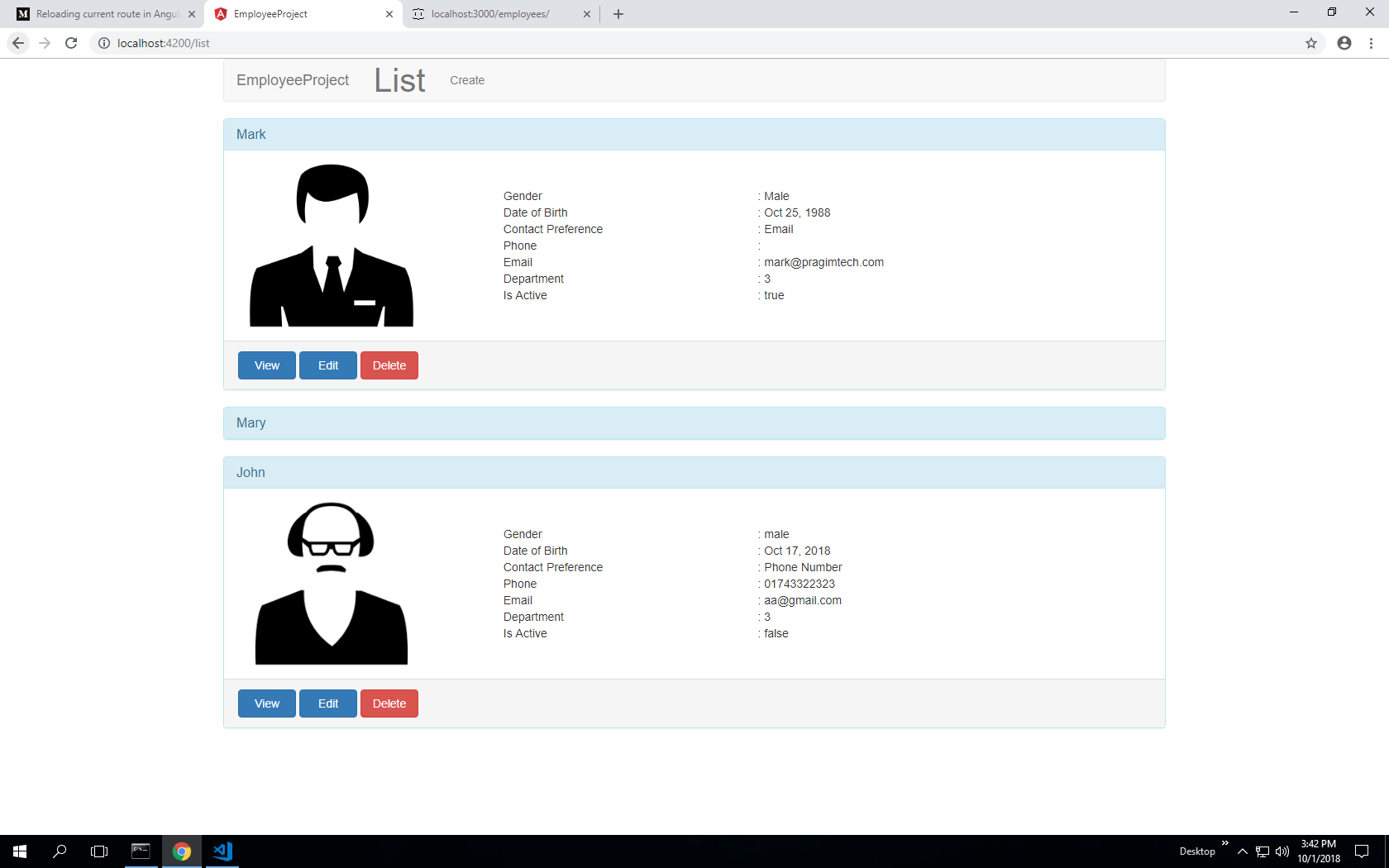 Github Nahidbinashrafemployeeproject Angular 6 This Is An Employee Project Where Angular 6