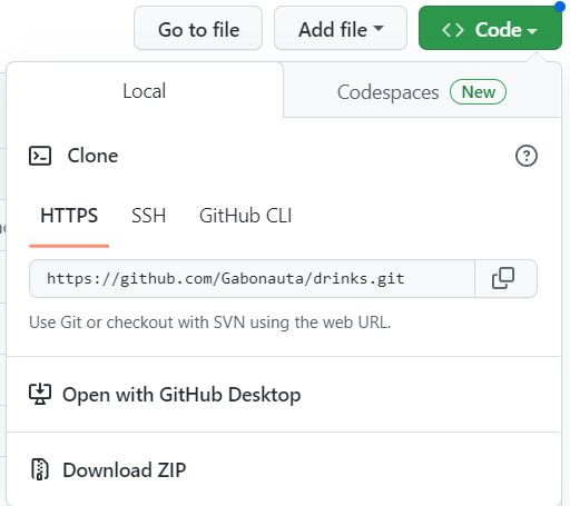 GitHub - Gabonauta/drinks
