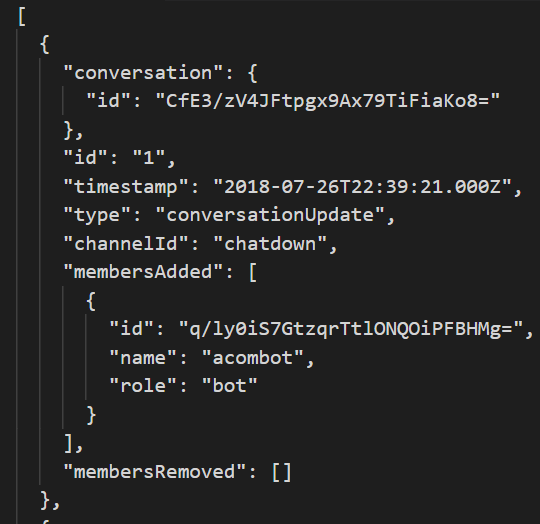 Chatdown: ConversationUpdate activity does not provide the recipient information · Issue #280 ...