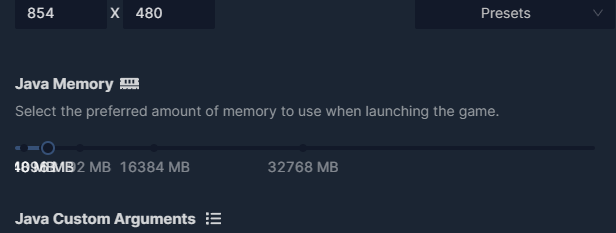 Java Memory Layout Issue · Issue #1217 · gorilla-devs/GDLauncher · GitHub