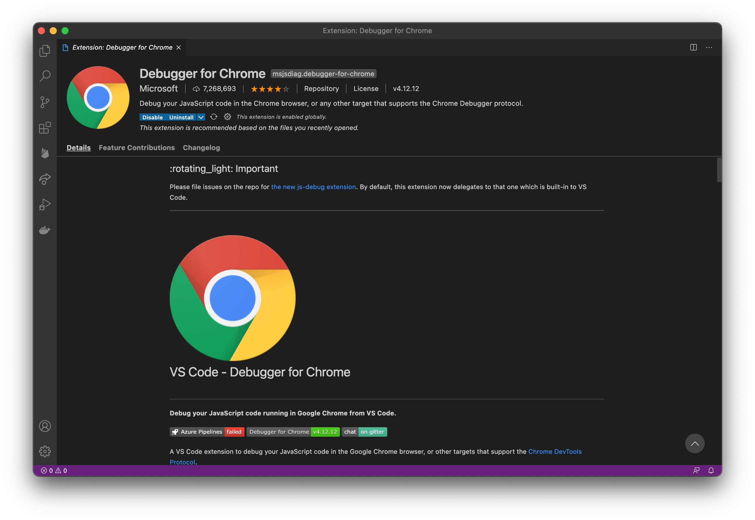 Extension READMEs not correctly displaying HTML content · Issue #116591 ...