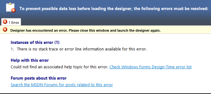 Designer OOP Debugging · Discussion #6758 · dotnet/winforms · GitHub