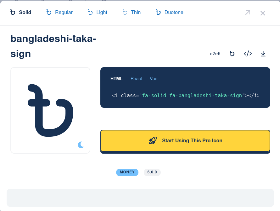 Bug: BDT currency incorrectly being in pro pack · Issue #19220 · FortAwesome/Font-Awesome · GitHub