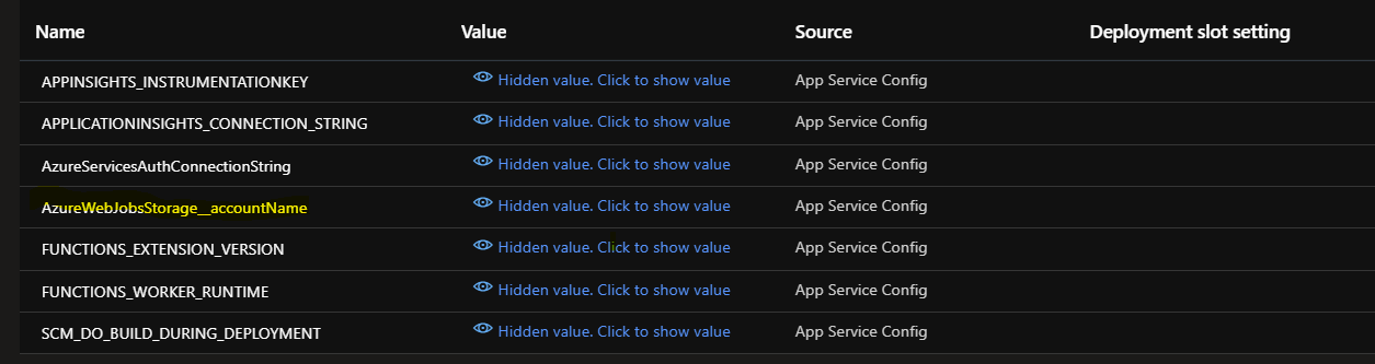 User-Assigned Managed Identity for Function App to access its own (hosting) storage · Issue ...