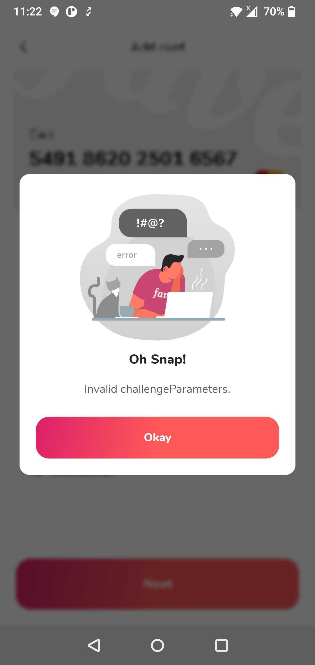 [Bug] InvalidInputException: Invalid challengeParameters · Issue #48 · Adyen/adyen-3ds2-android ...