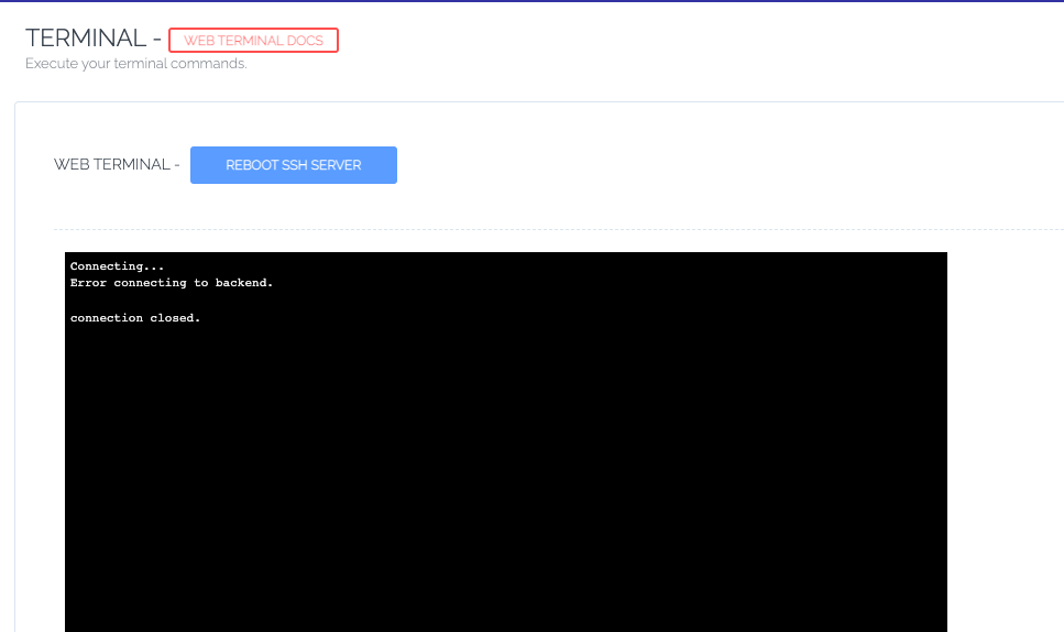 [BUG] Terminal Vanished from Latest version · Issue #1006 · usmannasir ...
