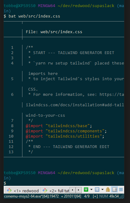 Empty lines in grid on Windows · Issue #1384 · sharkdp/bat · GitHub