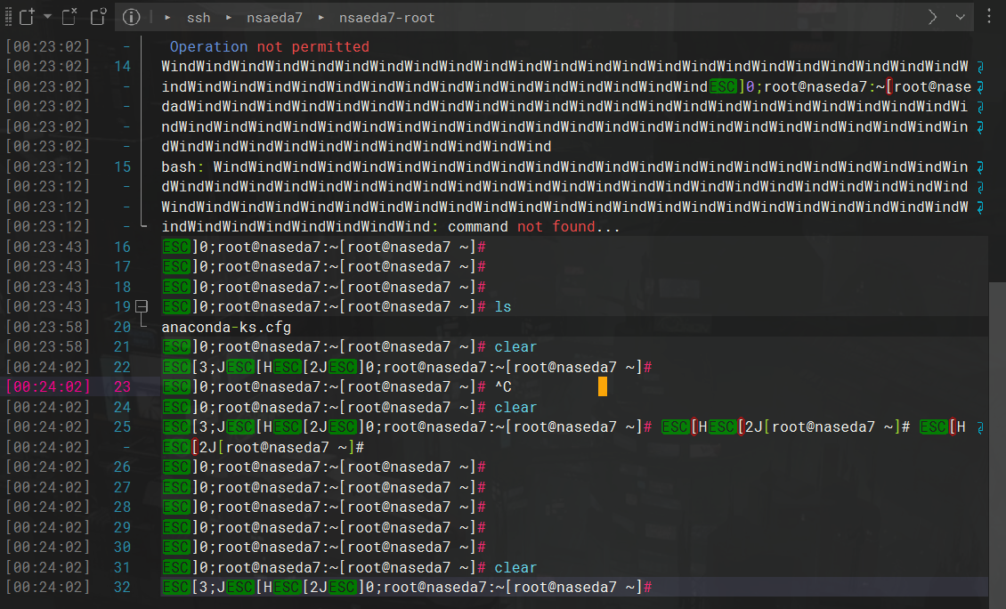 Terminal displays garbled characters · Issue #998 · kingToolbox/WindTerm · GitHub