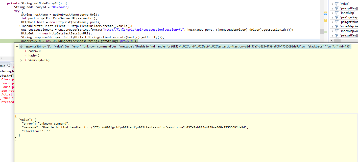 Gridapi Not Working In Selenium Alpha 6 · Issue 8805 · Seleniumhq